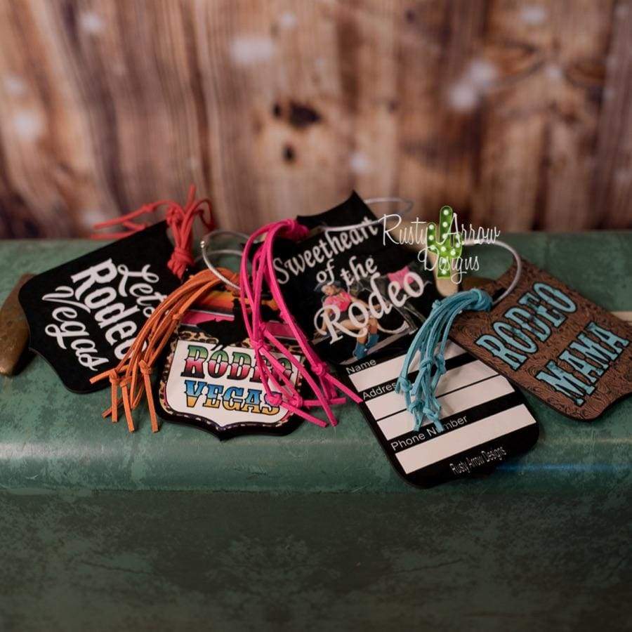 Rusty Arrow Designs - Rodeo Vegas NFR Luggage Tags